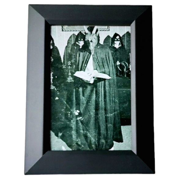 Vintage | Accents | Baphomet Gothic Occult Vintage Satanic Pagan Framed ...